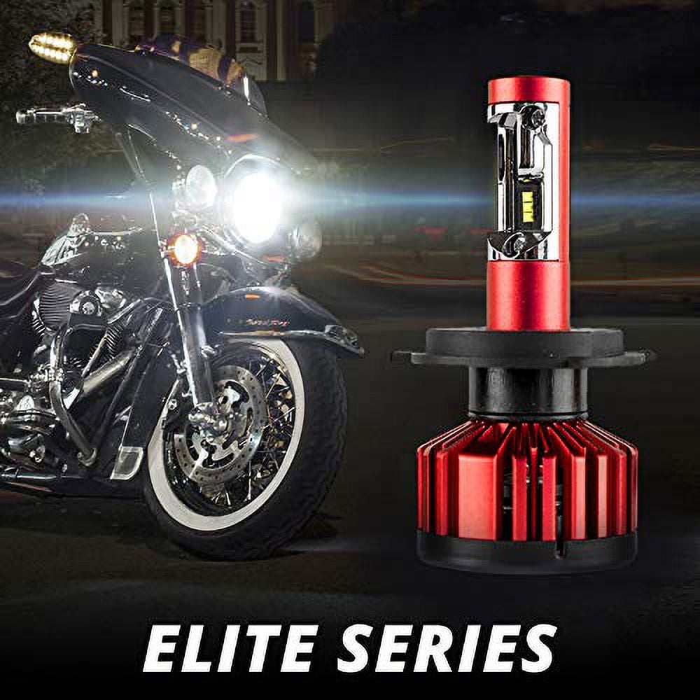 H4 Motorcycle ELITE Series LED Headlight Conversion Kit - Replacement ...