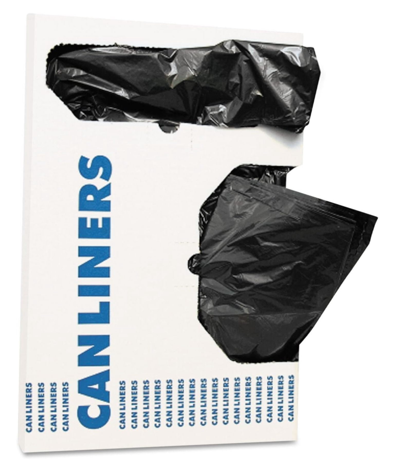 H4832TKX01 Can Liners, 16 gal, 1 mil, Black, 24-Inch x 32-Inch, 250 ...