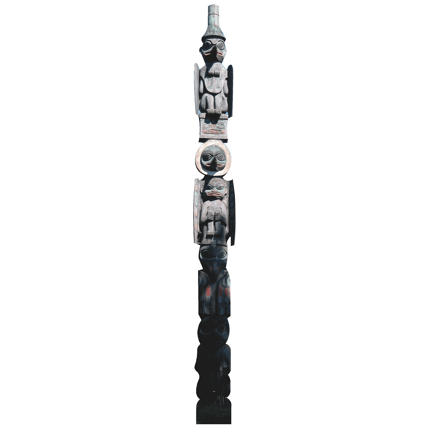 H49909 Raven Totem Pole Cardboard Cutout Standee Standup - Walmart.com