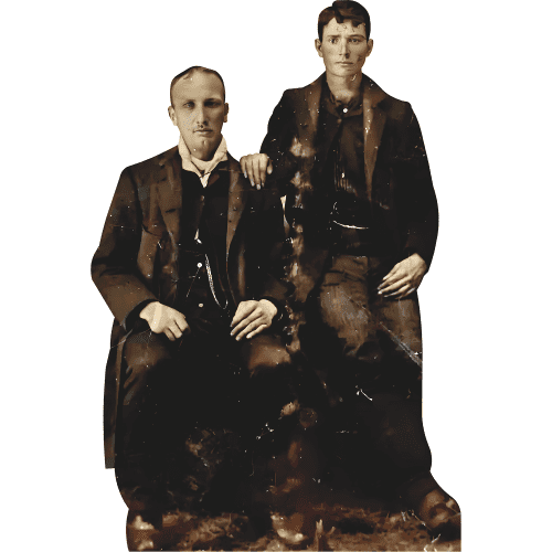 H49959 Frank James Jesse James Outlaws Cardboard Cutout Standee Standup ...