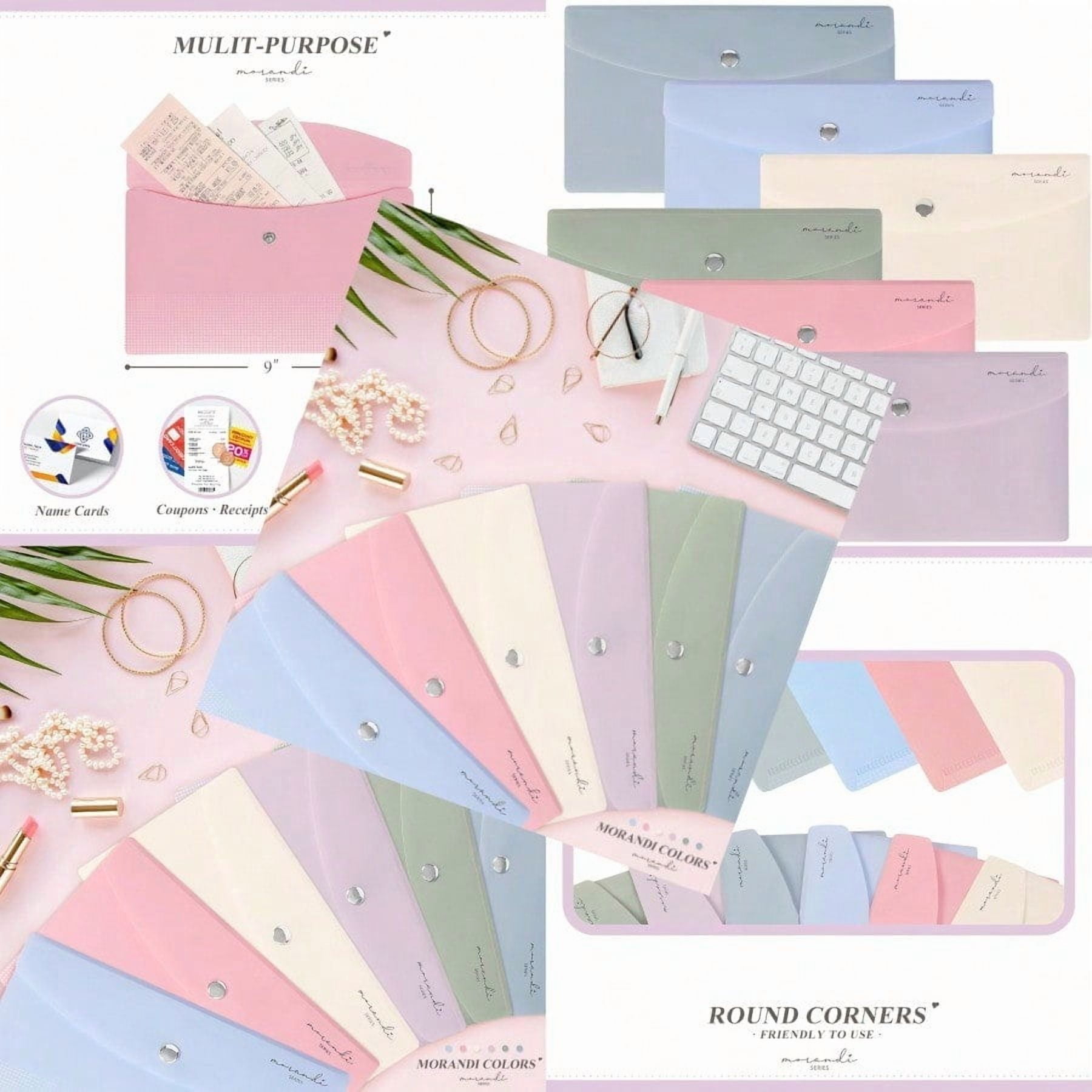 H4D Budget Envelopes for Cash System Bill Bags Small Plastic Receipt ...