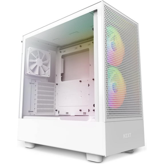 H5 Flow RGB Compact ATX Mid-Tower PC Gaming Case – High Airflow ...