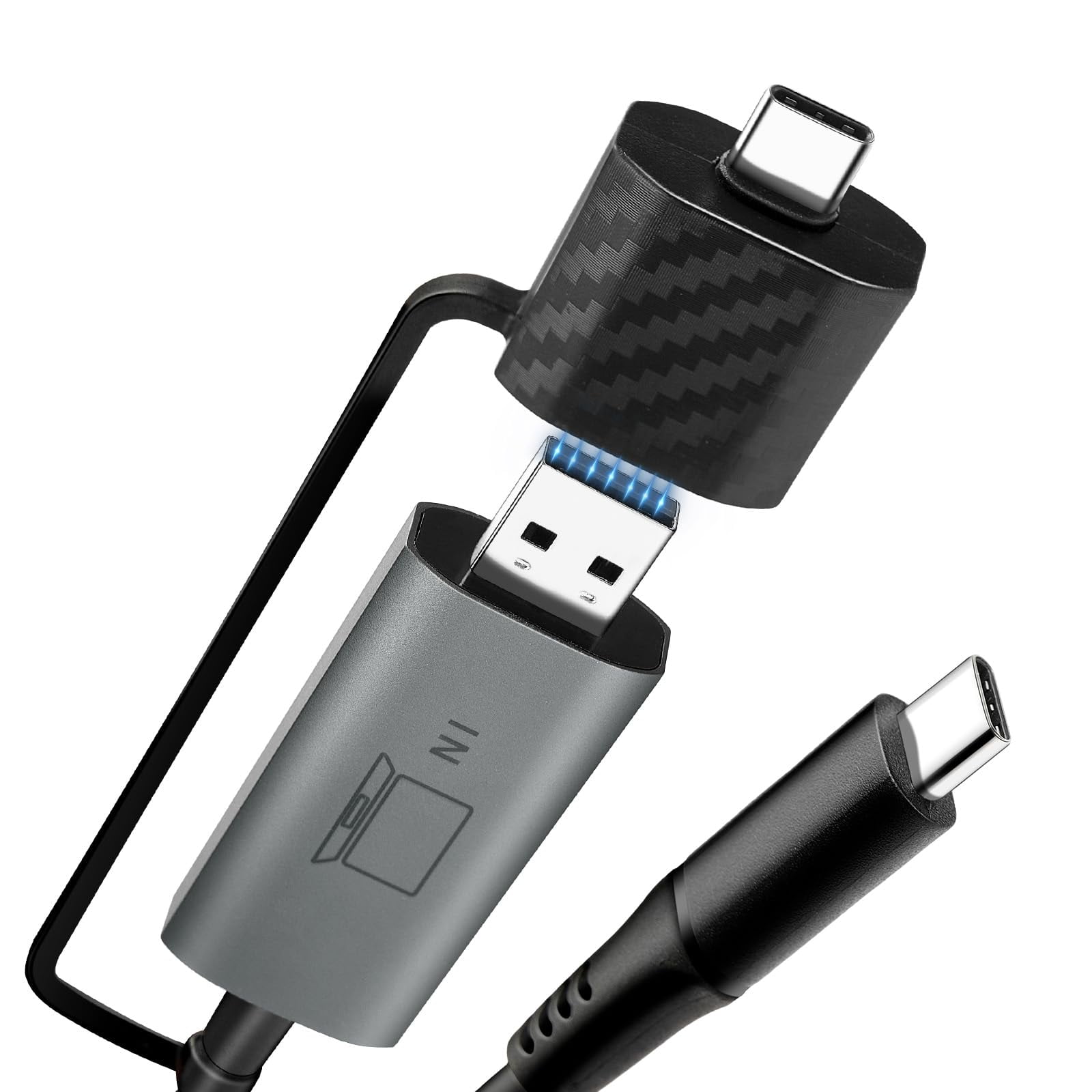 H5 High Definition Video Transmission Cable - USB Data to Video Signal ...