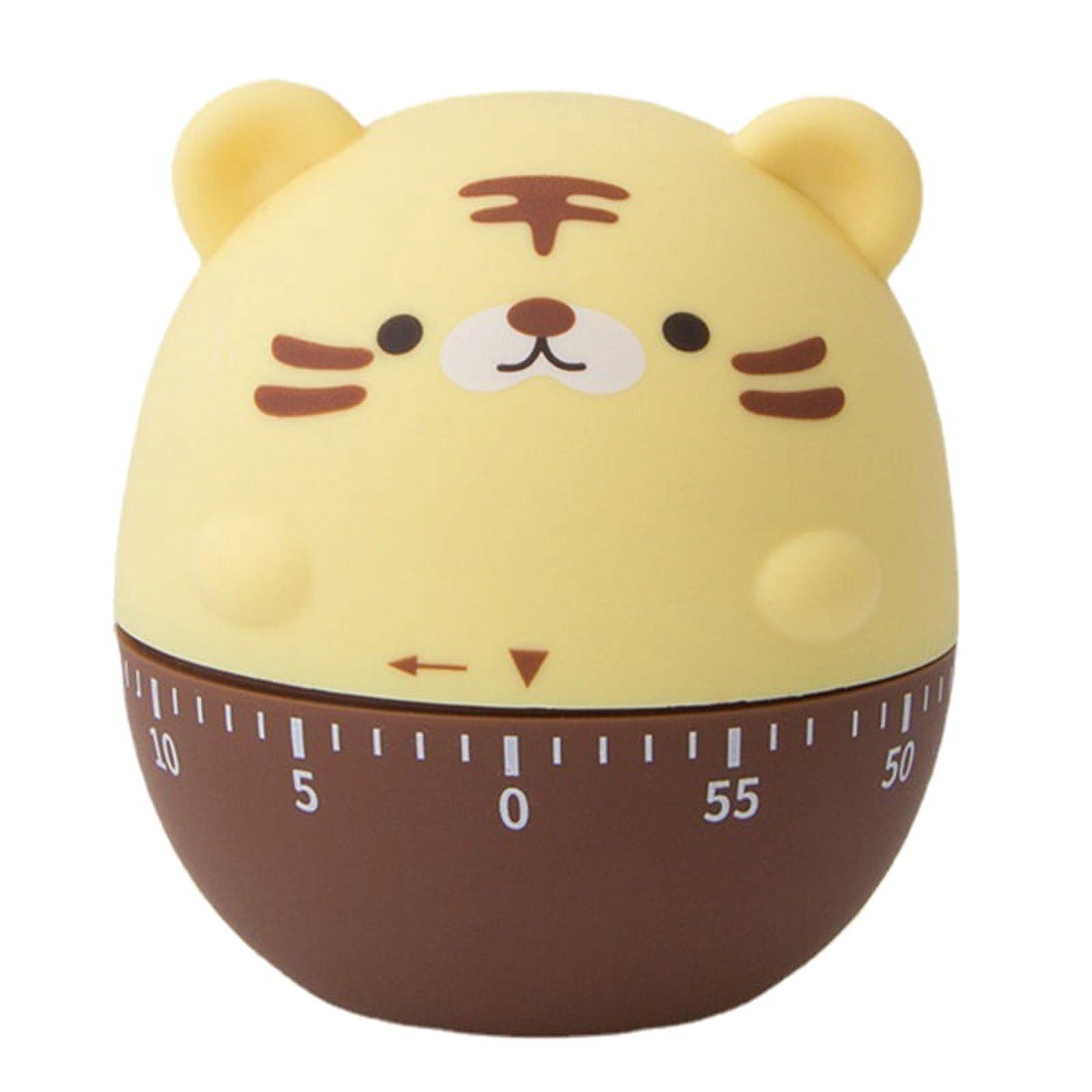 H55A Cute Animal Shape Kitchen Mechanical Timer Kids Time Management ...