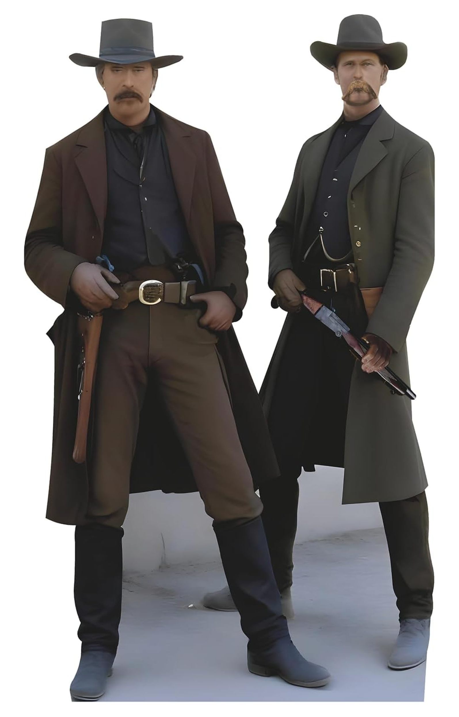 H58101 Wyatt EARP and Doc Holiday Cardboard Cutout Standee Standup ...