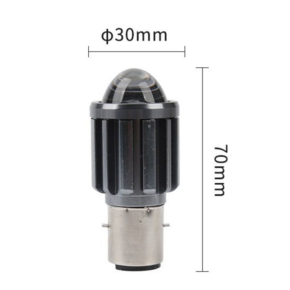 H6 Ba20D Motorcycle Headlight H4 Ba20D Led White Yellow Bulb 9-85V 15W ...