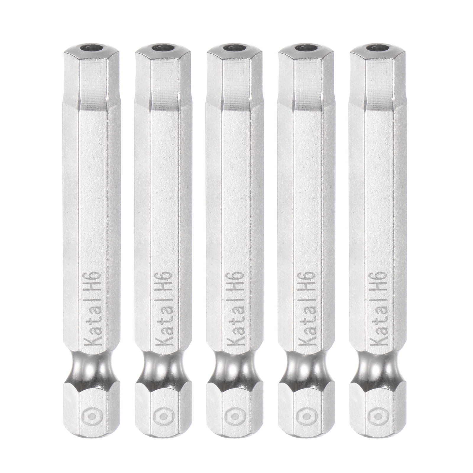 H6 Magnetic Security Hex Screwdriver Bit 1/4" Hex Shank 2" Length Screw ...