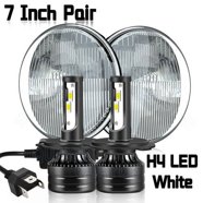 H6024 Head Light Glass Housing Lamp Conversion Diamond Chrome 7" Round ...