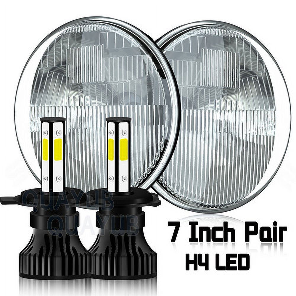 H6024 Head Light Glass Housing Lamp Projector Conversion Chrome 7 ...