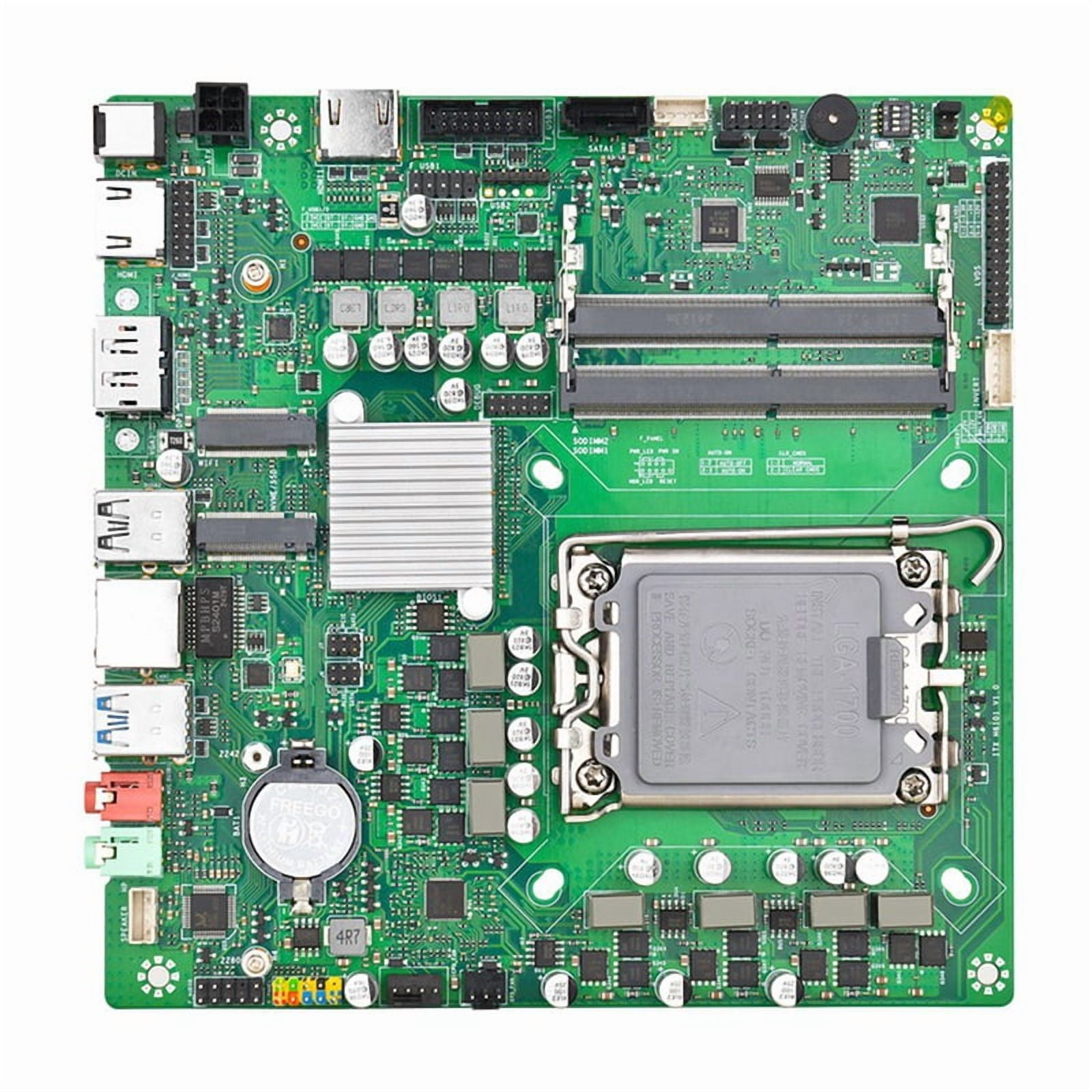 H610 DC A02 ITX Motherboard LGA-1700 UDIMM DDR4 Memory 64G SATA3.0 ...