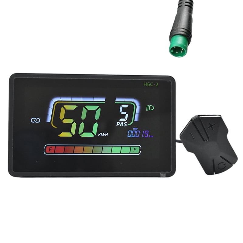 H6C-2 E-Bike Bluetooth LCD Display Meter Electric Scooter Speedometer ...