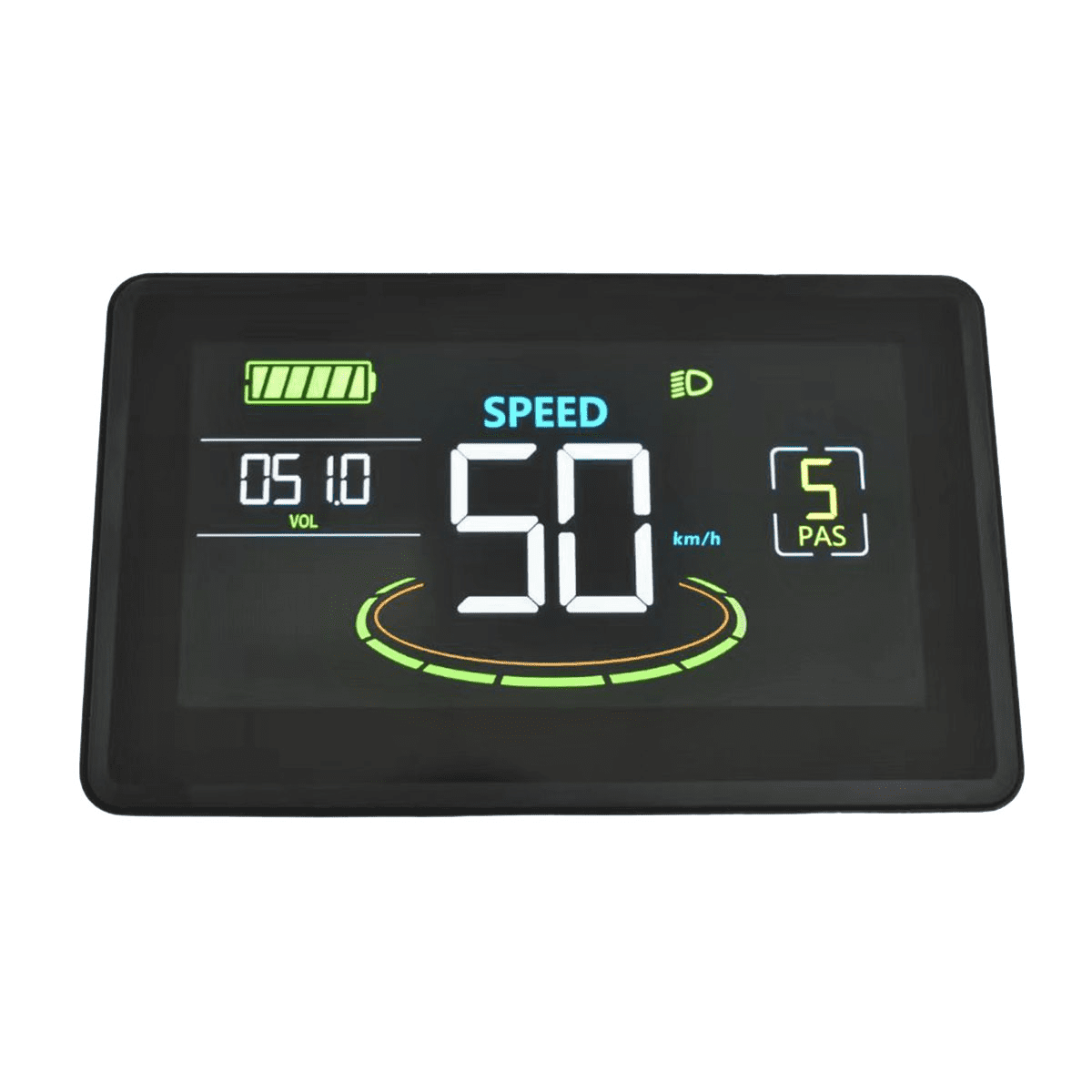 H6C Electric Bike LCD Display Meter 24V-60V E Scooter LCD Panel Color ...