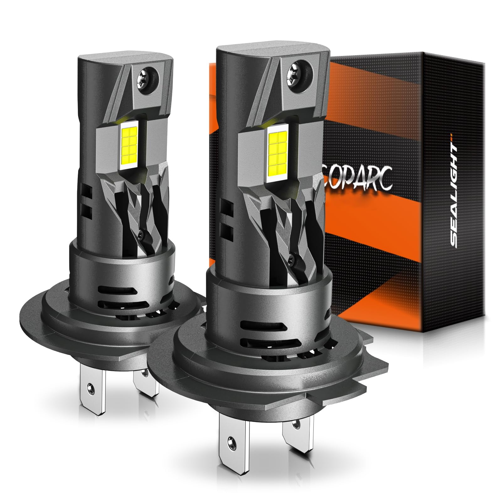 H7 CM31 Bulbs 14000 Lumens, All-in-One Mini Size H7 LED Fog Light Bulbs ...