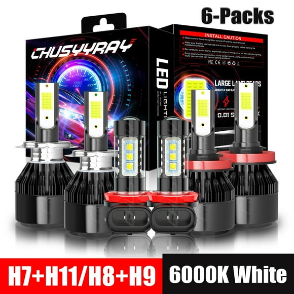 H7 LED Headlight Bulbs in LED Headlight Bulbs - Walmart.com