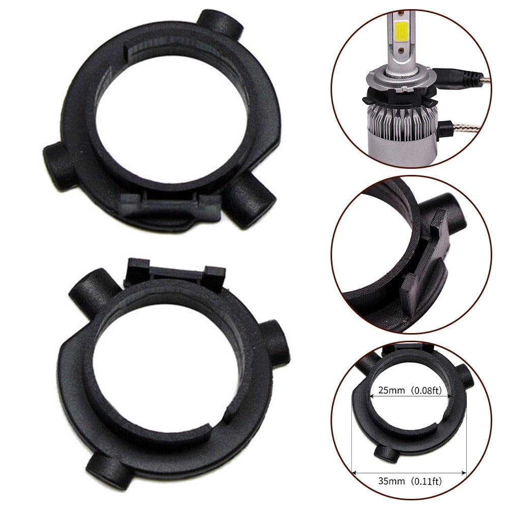 H7 LED Headlight Bulb Adapter Retainer Holder Fit for Kia k3 k4 k5 For ...
