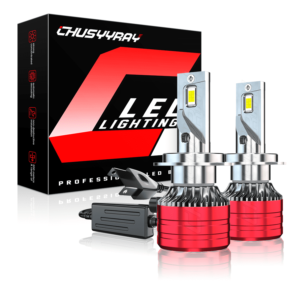 H7 LED Headlight Bulb Super Bright Kit High Low Beam White 6000K 8000LM ...