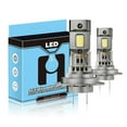 H7 LED Headlight Bulbs, 600% Super Brighter H18 H7 7035 Led Lights ...