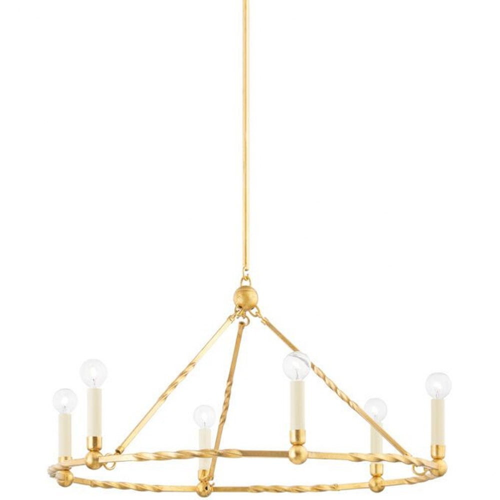 H738806-VGL-Mitzi-Josephine - 6 Light Chandelier-15.25 Inches Tall and ...