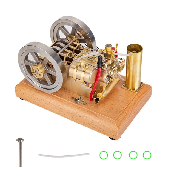 H76 5CC Horizontal Twin-Cylinder Gasoline Engine Model - Water-Cooled ...