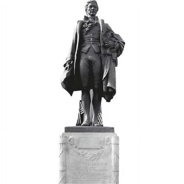 H76606 Alexander Hamilton US Treasury Statue Cardboard Cutout Standee ...