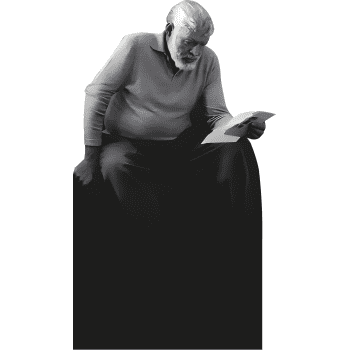 H79525 Earnest Hemingway Whom The Bell Tolls Cardboard Cutout Standee ...