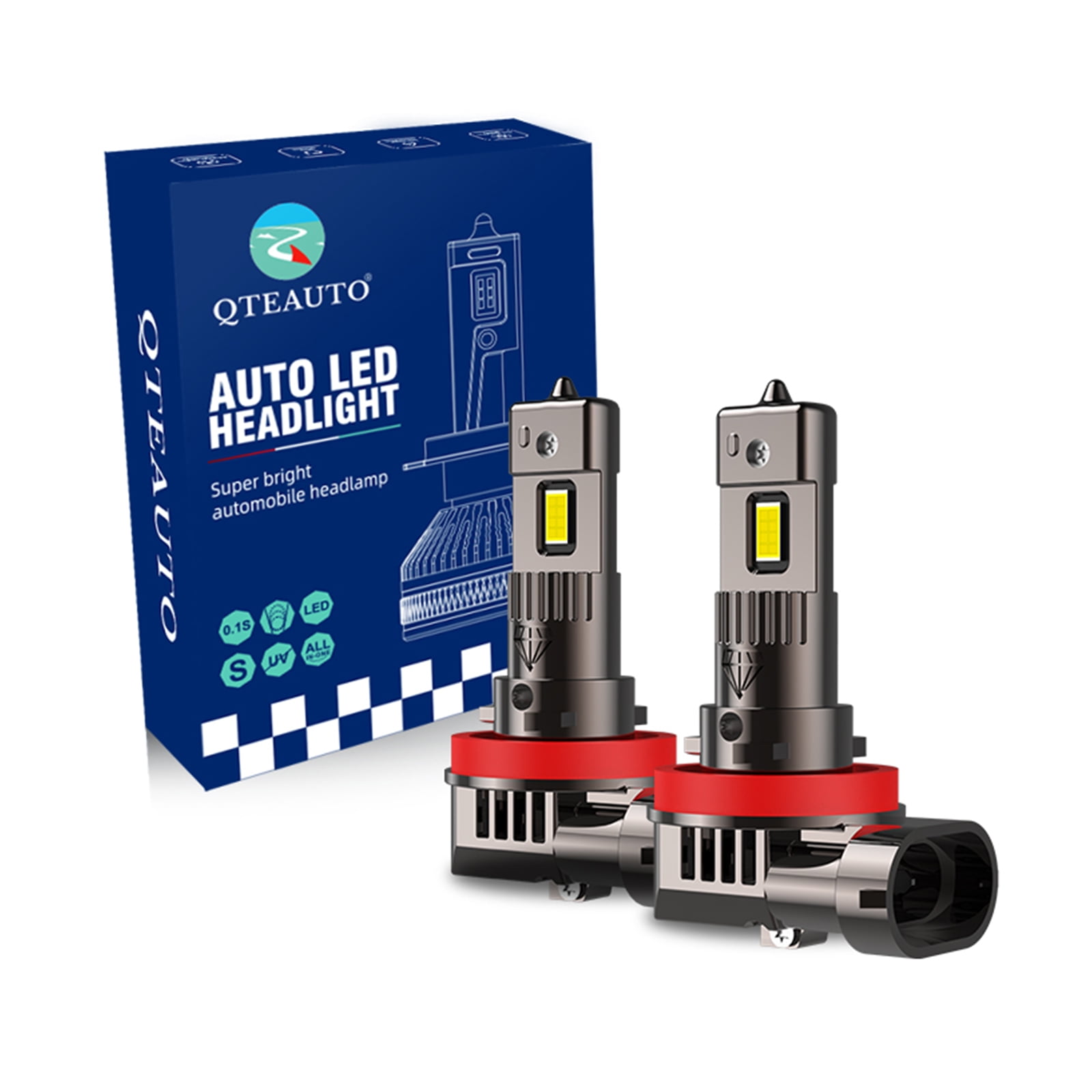 H8/H9/H11 LED Bulb Super Bright Fog Light 80W, Voltage 12V, Color ...