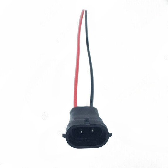 H8/H9/H11 car headlight socket with wire H11 male headlight socket ...