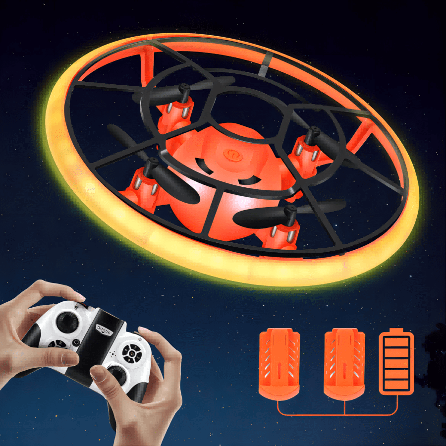 H8 Mini Drone Remote Control Aircraft With Cool Lights And Altitude ...