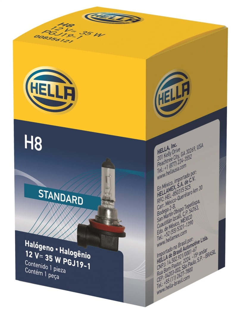 [H8]Uncategorized.Hella Bulb H8 12V 35W PGJ19-1 T4 - Walmart.com