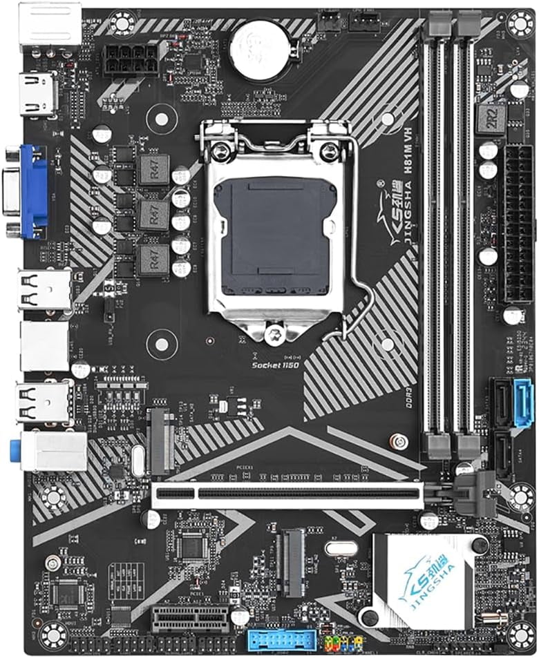 H81M-VH Desktop Motherboard Intel LGA1150 Socket SATA3.0 USB 3.0 Games DDR3 for i7 i5 i3 M-ATX ...