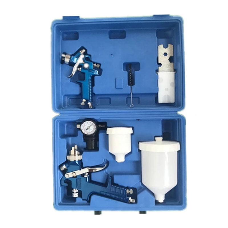 H827 + H2000 Spray Paint Gun 1.0+1.4mm Nozzle With Box 250CC / 600CC ...