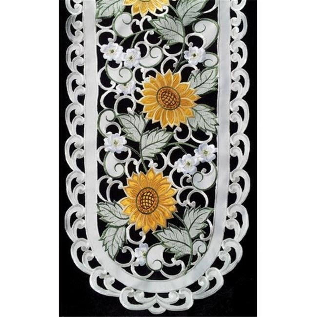 H8710-E Sunflower Square Table-Topper, 36 x 36 in. - Walmart.com