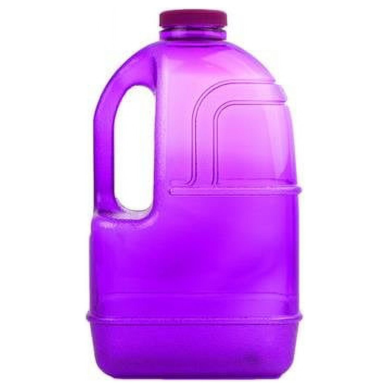 H8O PG1GJH-48-Purple 1 gal Square Water Bottle with 48 mm Cap, Purple ...