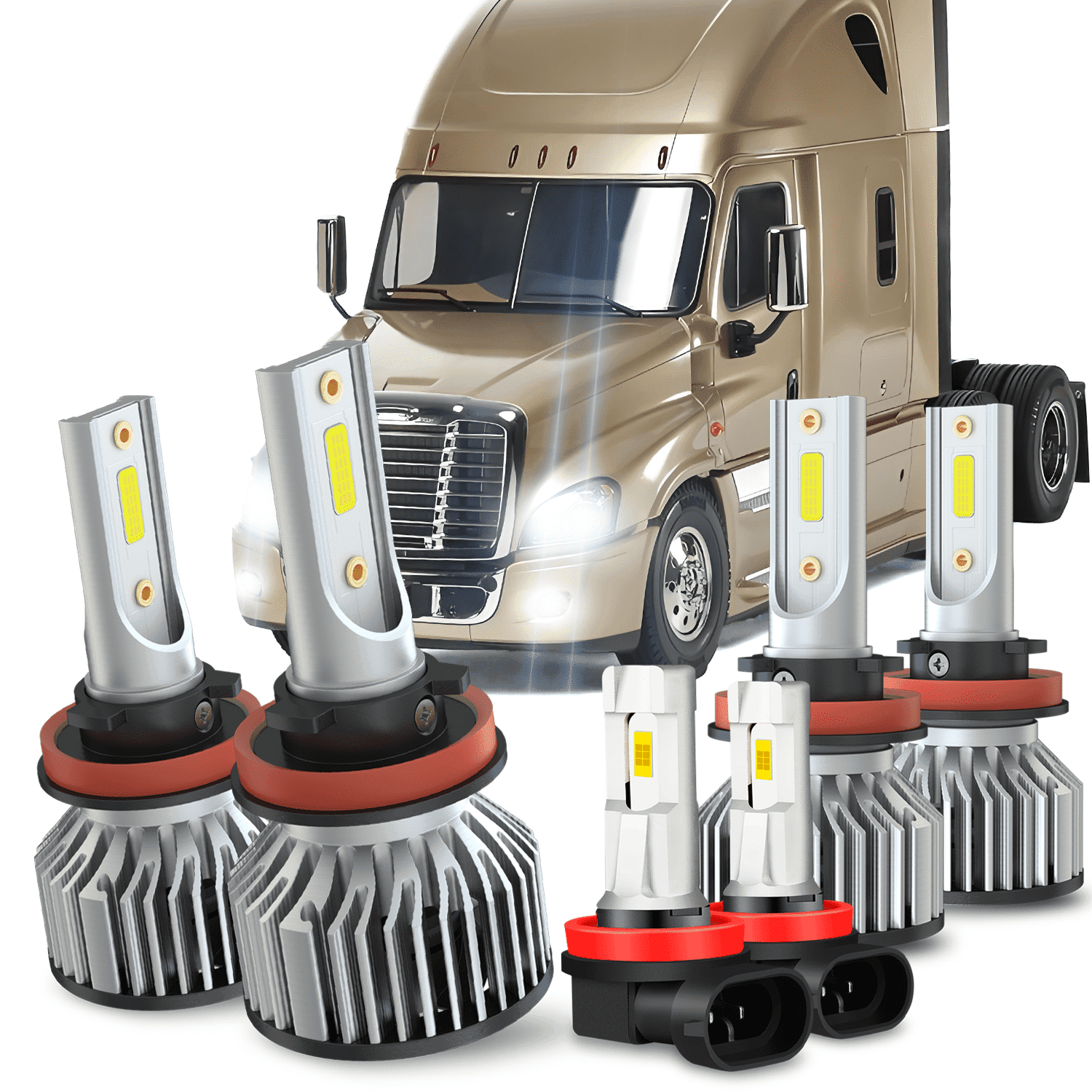 H9 H11 High&Low Beam for Freightliner Cascadia 2008-2013 2014 2015 2016 ...