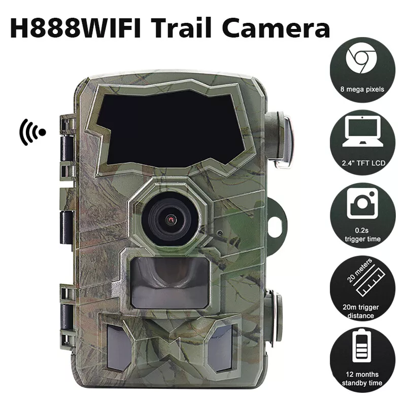 H982 25M Infrared Night Vision Trail Camera 4K UHD 20MP Wildlife ...