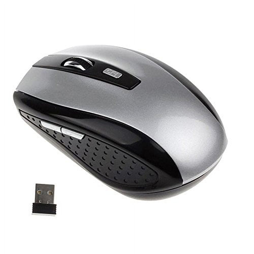 HA-EMORE 2.4GHZ Portable Wireless Mouse Cordless Optical Scroll Mouse ...
