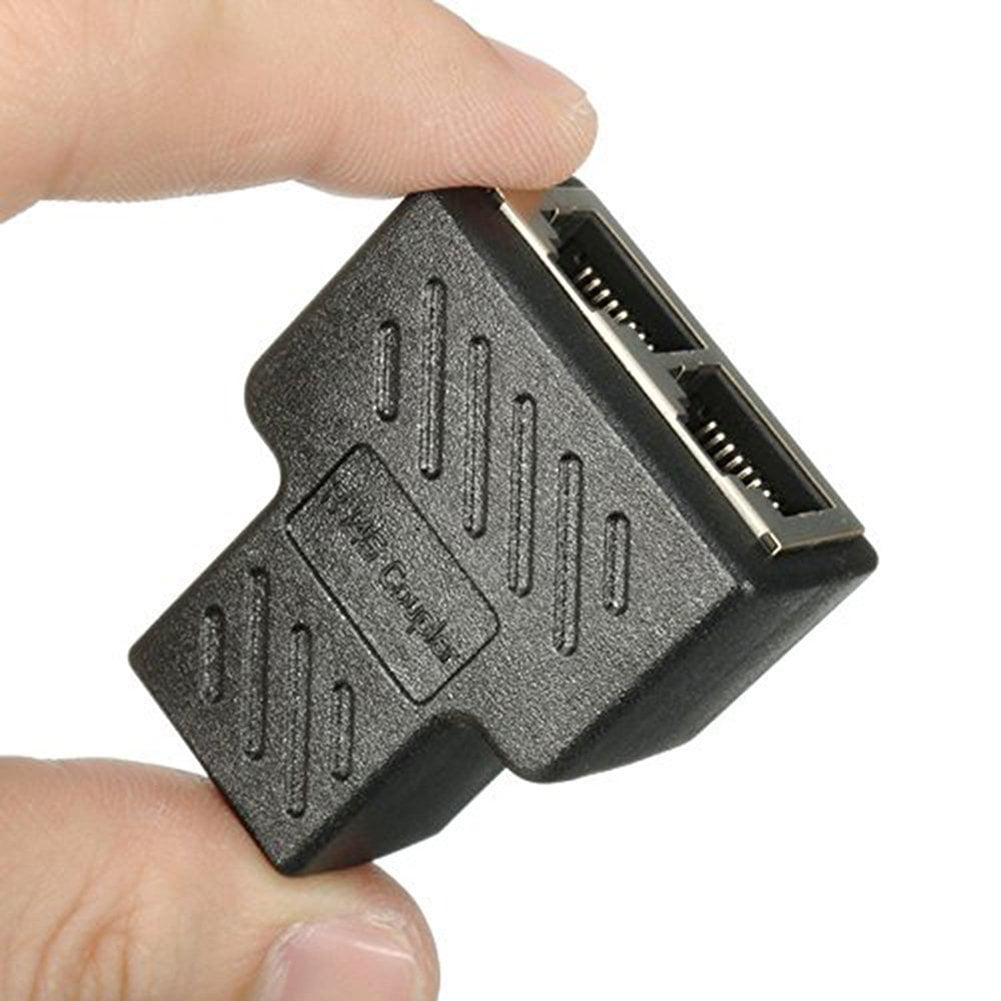 HA-EMORE RJ45 Network Ethernet Splitter Adapter Cable Adapter Male To ...