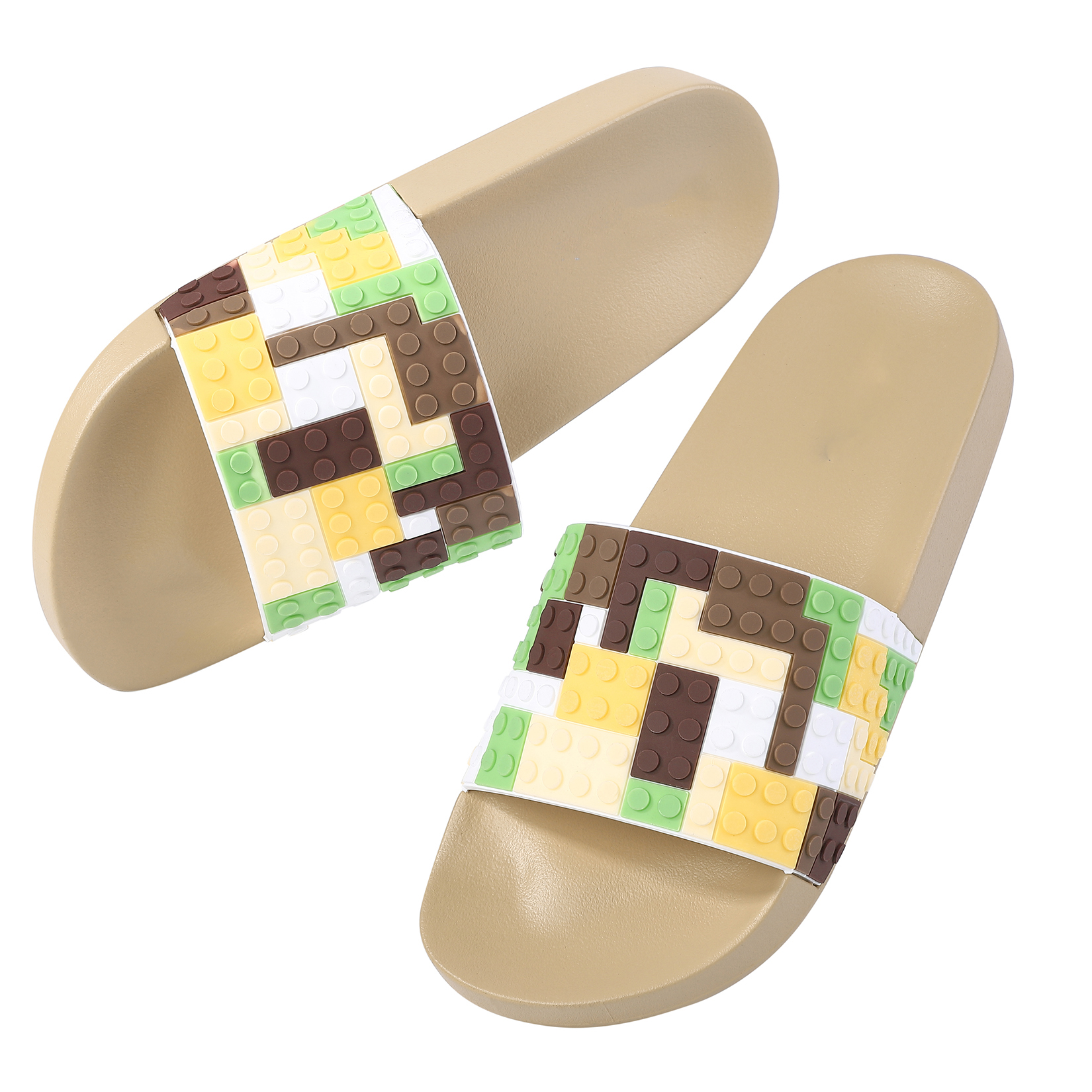 HA-EMORE Women's Rubber Slides Open Toe Rubber Pool Slide for Woman ...