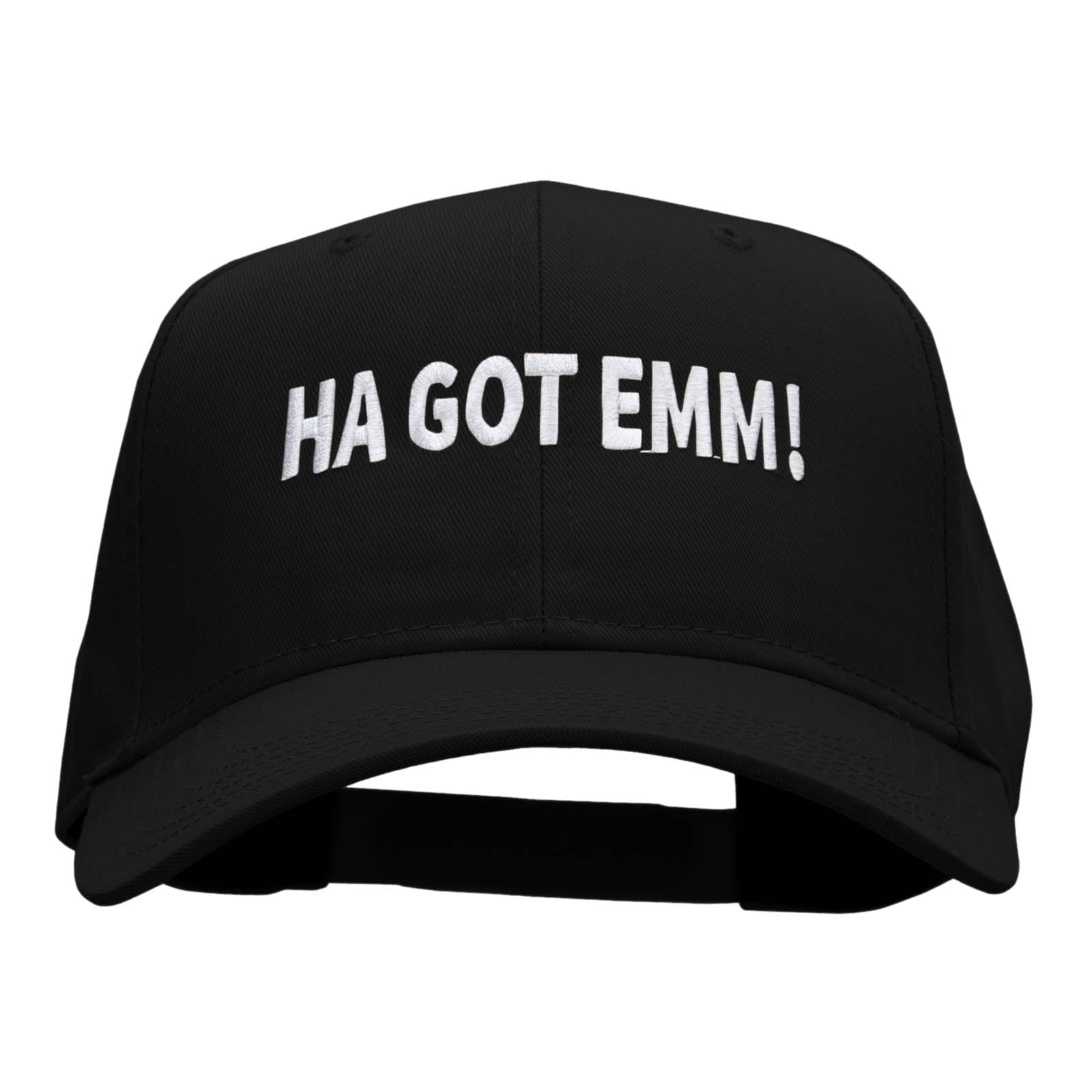 HA GOT EMM Embroidered Cotton Twill Pro Style Cap - Black OSFM ...
