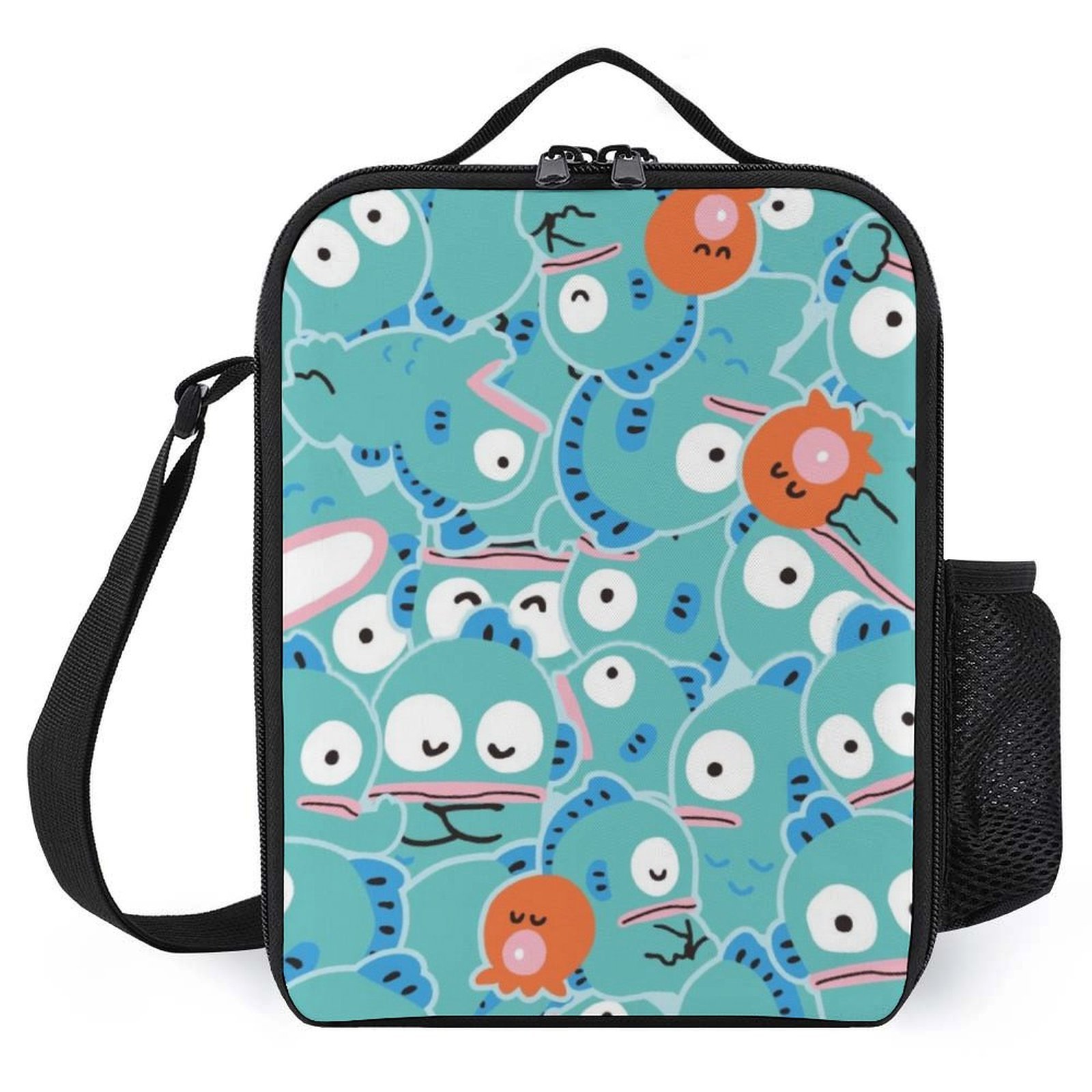 HA-NGYO-DON Lunch Bag Insulated Crossbody Anime for Work Picnic Travel ...