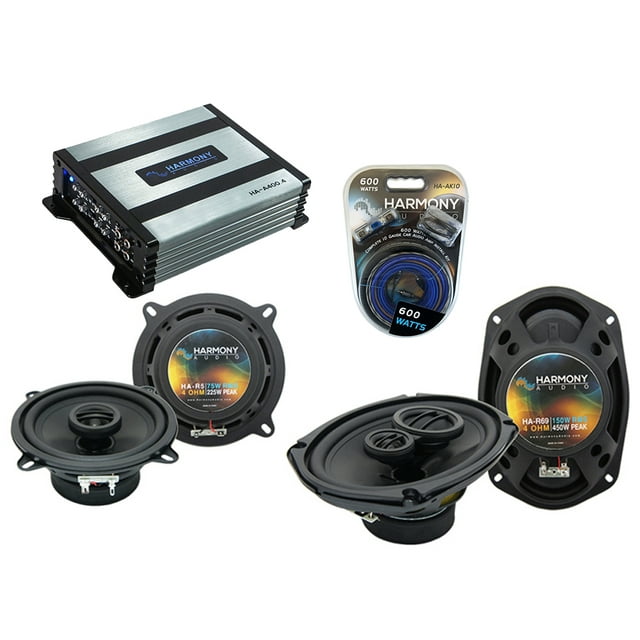 HA-R5 Dodge Challenger 08-14 225W Speakers, HA-R69 450W Speakers & 800W ...
