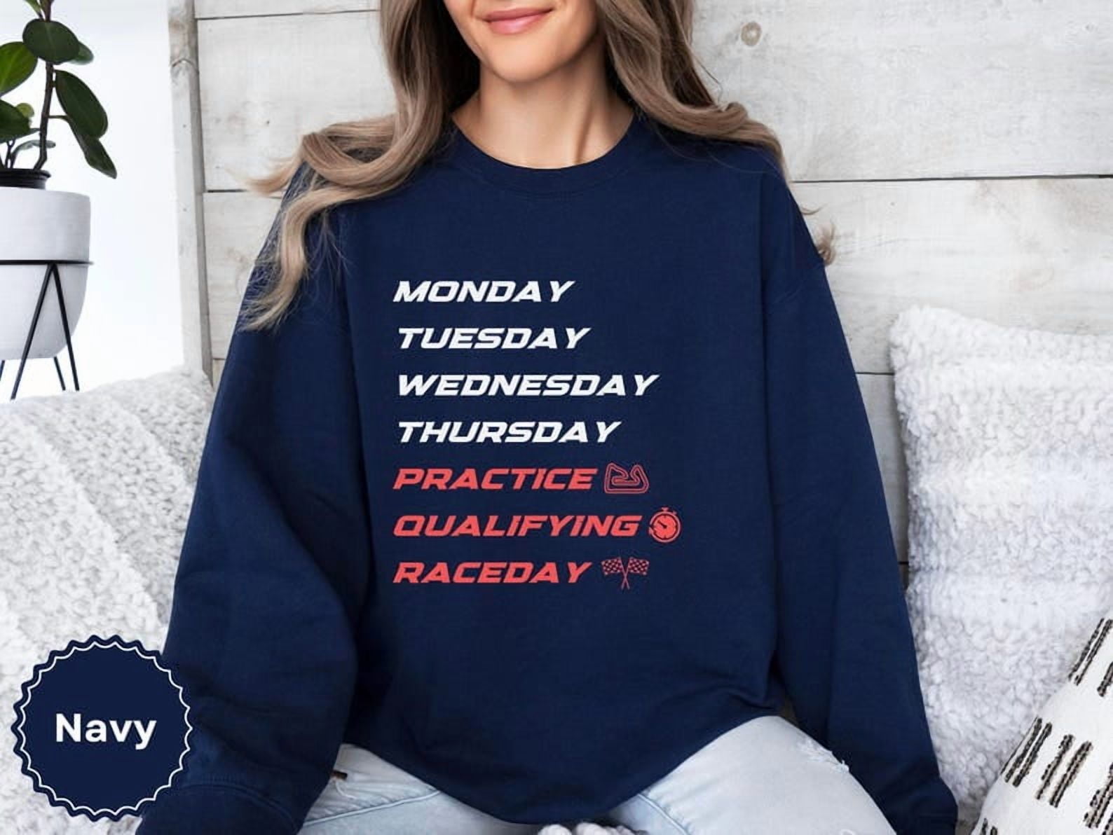 HA Sweatshirts Racing Week Schedule Graphic Practice Qualifying Raceday ...