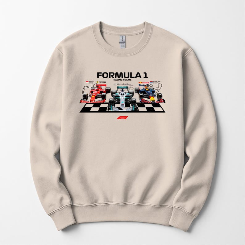 HA Sweatshirts Retro Motorsport Racing Grid Lineup Graphic Speed Cars ...