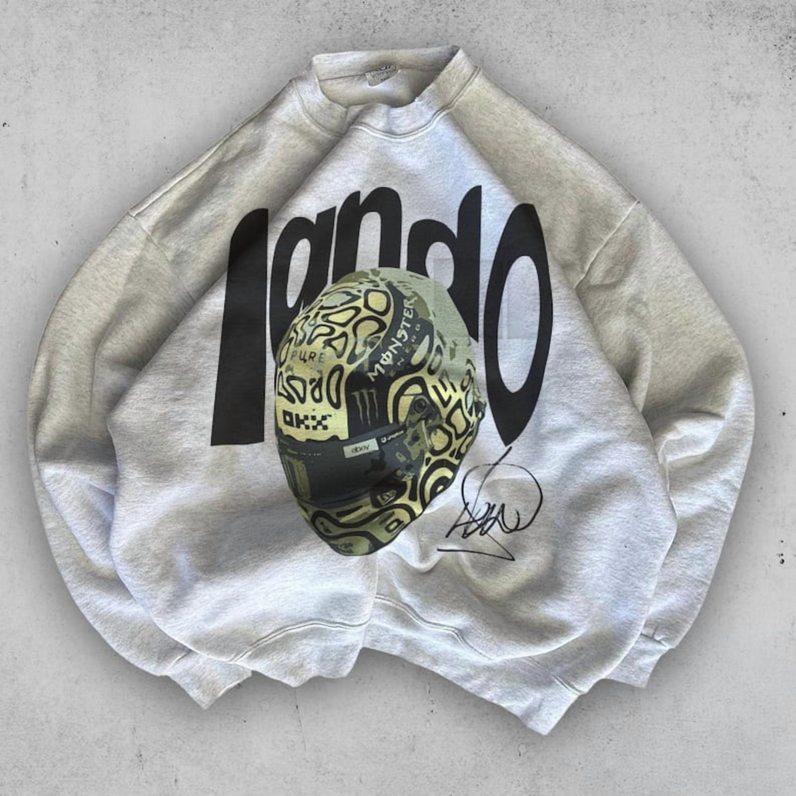 HA Sweatshirts Retro Racing Helmet Graphic Motorsport Inspired Bold ...