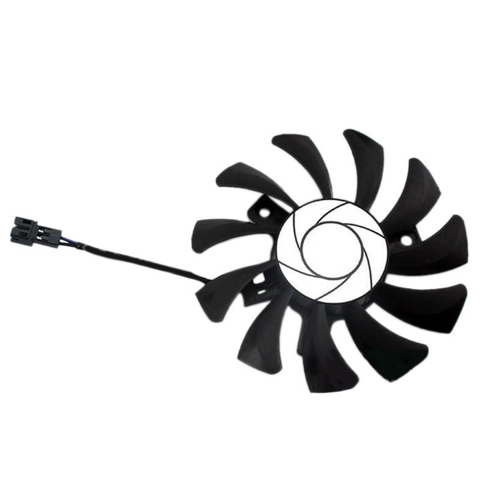 HA8010H12F-Z 75MM 2Pin GTX1050Ti GPU Cooler DUAL Fan for GTX 1050Ti GTX ...
