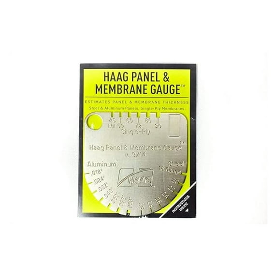 HAAG Panel & Membrane Gauge - Roofing Thickness Tool for Metal ...