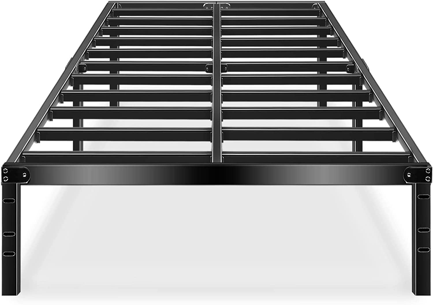 "HAAGEEP Sturdy King Size Bed Frame with 14"" Storage, Heavy Duty Steel ...