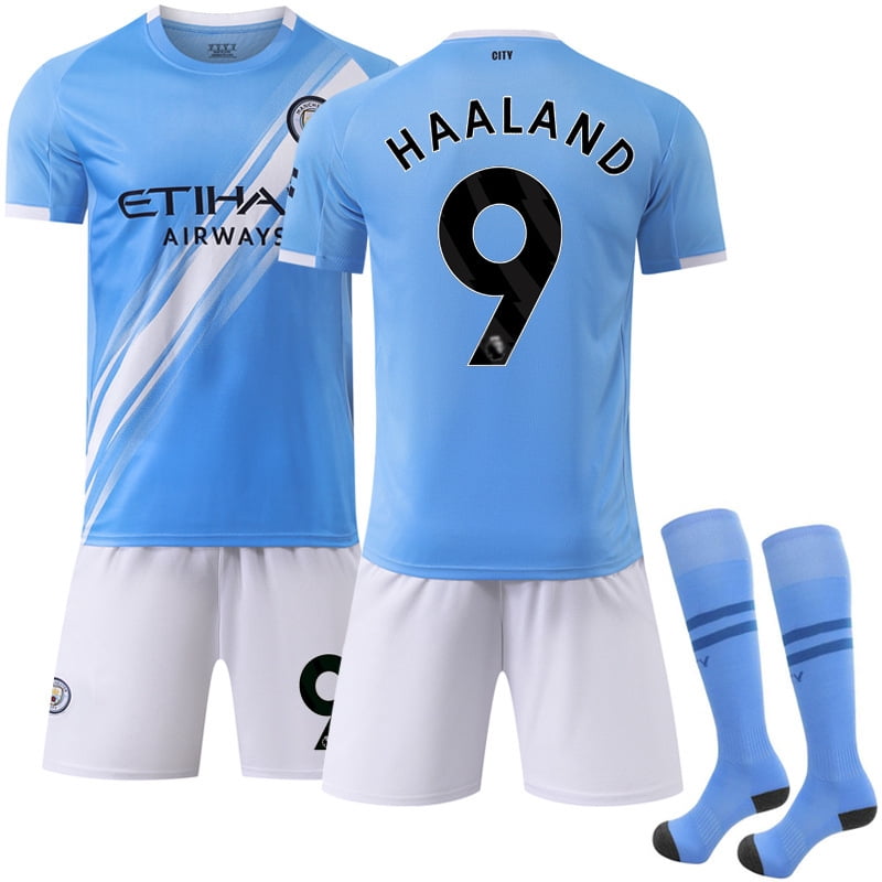 HAALAND number 9 shirt Youth Soccer Jerseys for Boys & Girls 6-19 Years ...