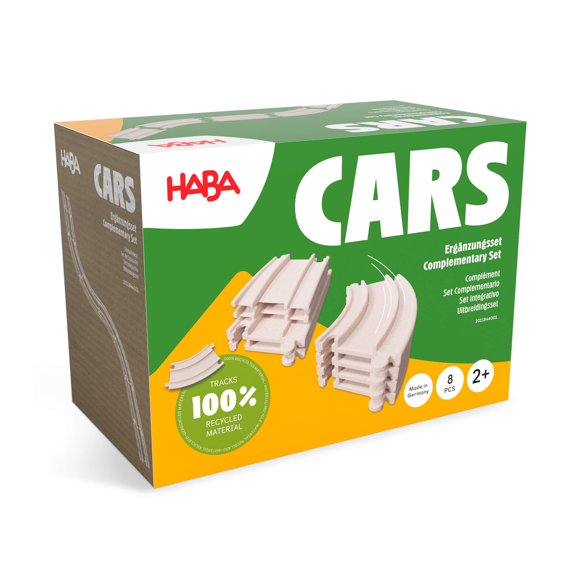 HABA Cars Expansion Race Track Set, Includes Extra Track & Ramps for ...