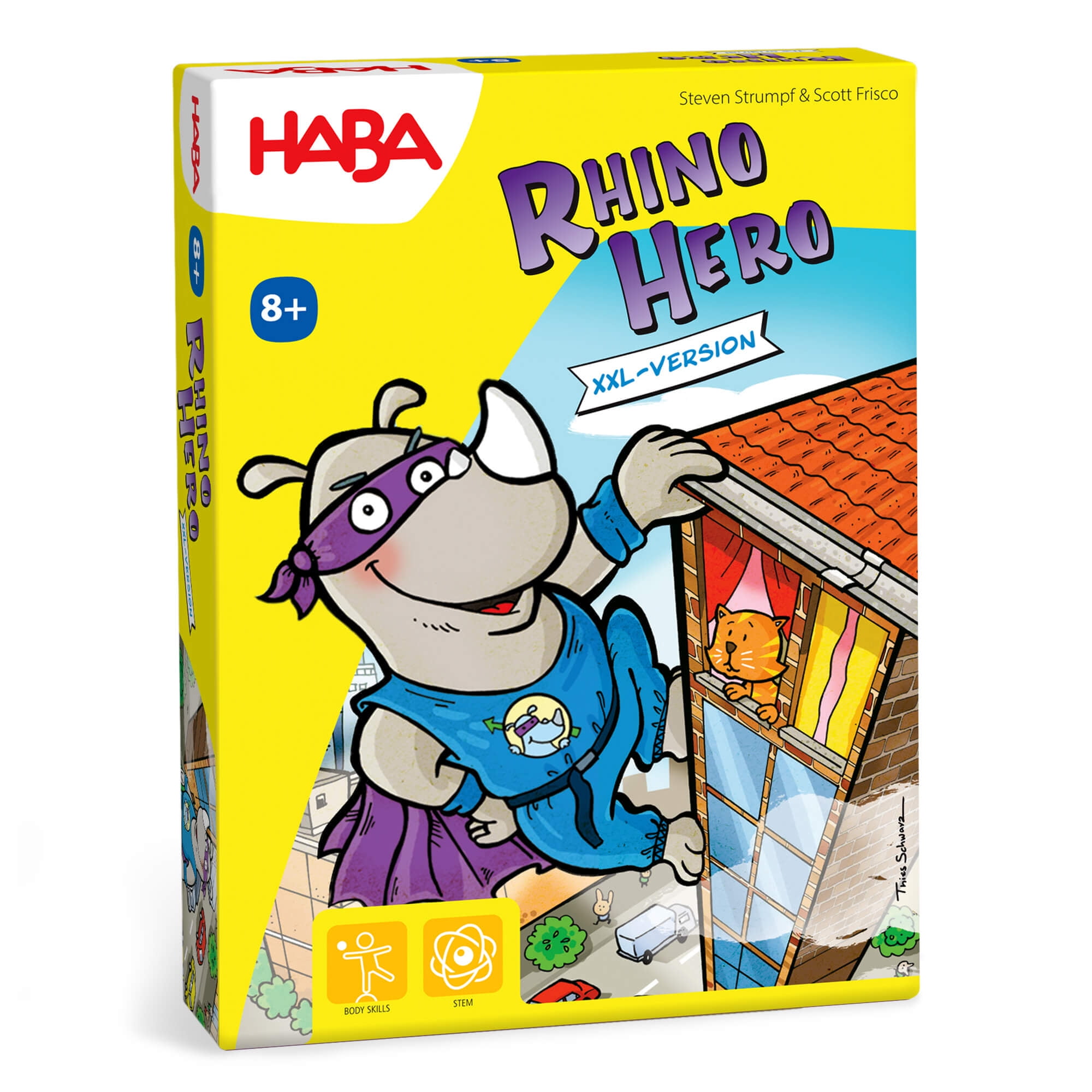 HABA Rhino Hero XXL - Giant Games Version of Our Super Hero Card ...